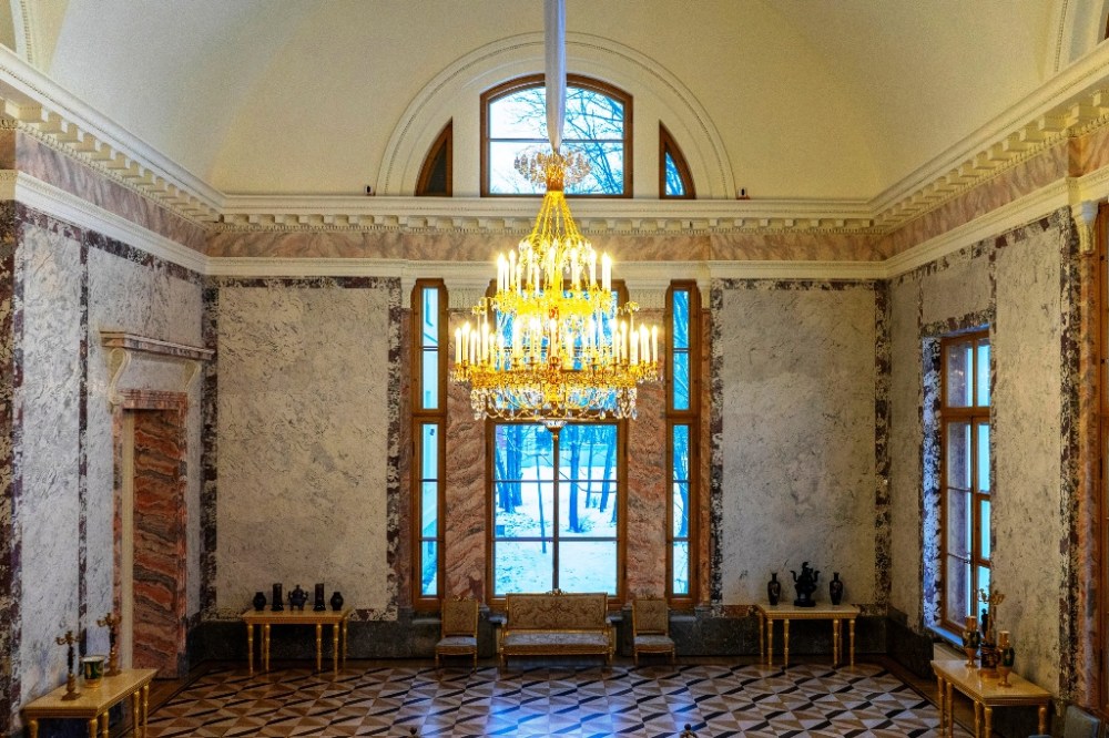 Marble (Mountain) Hall opens in the Alexander Palace | Nicholas II